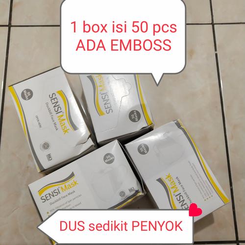 Jual Masker Sensi DUCKBILL isi 50 Original DUS DEFECT / CACAT BOX ...