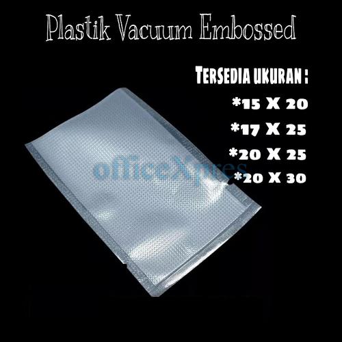 Jual Plastik Vacuum Emboss / Vacum Bag / Plastik Vakum 90 Micron - 15 x ...