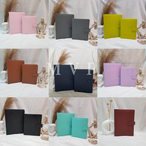 Jual Binder Polos Eksklusif Mewah B5 A5 20 ring 26 ring Kulit ...