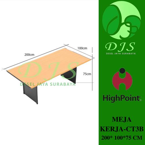 Jual Meja Kerja/ Meja Meeting / Meja Rapat High point 200cm ( CT 3B ...