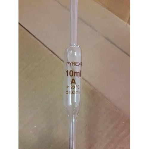 Jual Pipet Gondok / pipet volume 10 ml PYREX - Class A - Jakarta ...