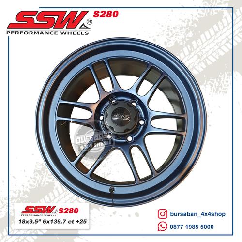 Jual Velg SSW S280 ORIGINAL Thailand Navy Blue R18 RPF1 Fortuner Pajero - Kota Surabaya ...