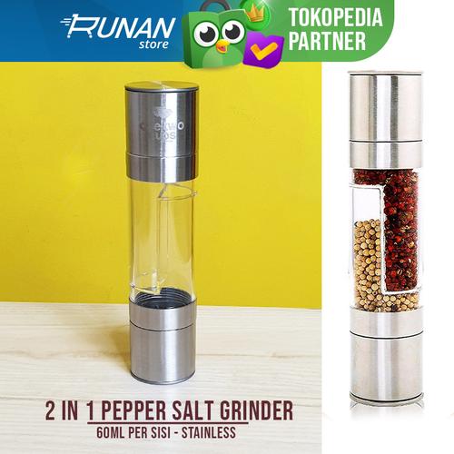 Jual Salt Pepper Grinder 2 in 1 Gilingan Garam Merica Lada Manual ...