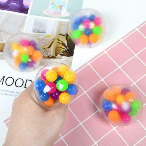 Jual Stress Relieve Balls/ DNA balls Colourfull/Fidget Toys - Kota ...