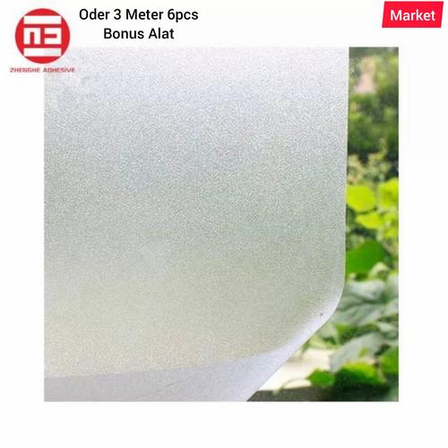 Jual Sandblast /Sticker Kaca Polos Es lebar122cm x 1Roll 50meter ...