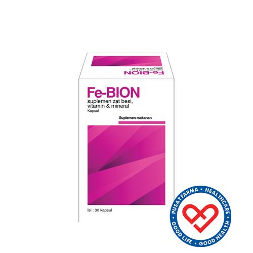 Jual Erlimpex Fe-Bion 30 Kapsul Suplemen Vitamin Zat Besi Anemia - Kota ...