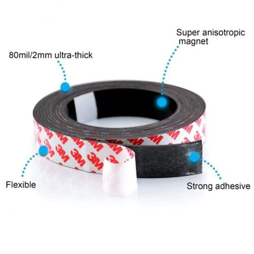 Promo Magnet Strip 3M 1cm & 2cm x 100cm Stiker Dobel Tape Magnetic ...