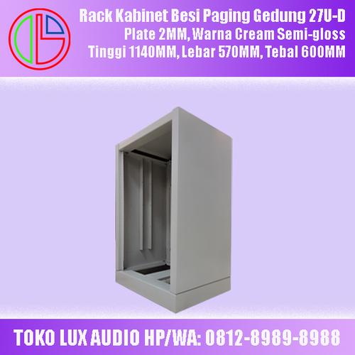 Jual Rack kabinet besi 27U-D untuk instalasi audio system paging gedung ...