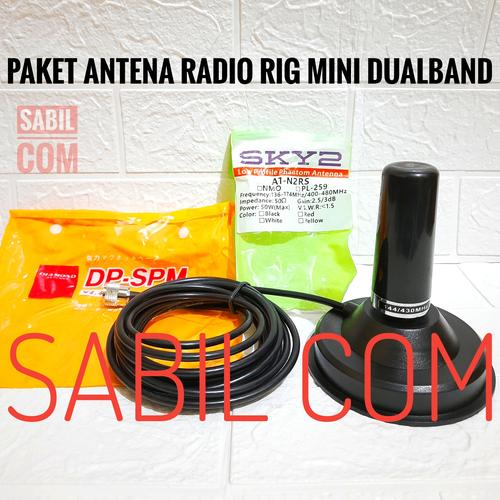 Jual PAKET ANTENA RIG MINI DUALBAND ANTENA RADIO MOBIL DUALBAND DAN ...