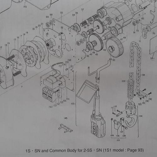 Jual kampas rem brake wheel hitachi chain hoist 1 - 5 ton - Kota ...