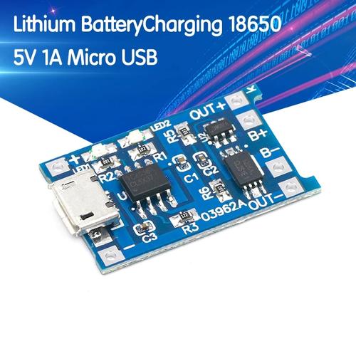 Jual Modul Cas Baterai Lithium 18650 Micro USB TP4056 Battery ...