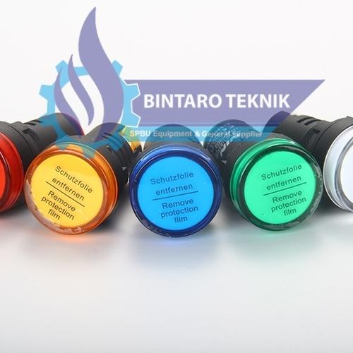 Jual Lampu Indikator LED Panel 220V Indicator Lamp Lampu Pilot - Biru ...