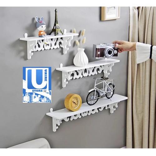 Promo Rak dinding vintage 3 susun in 1 model tingkat rak Hiasan dinding ...