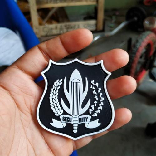 Promo Patch Pvc Security Emblem Satpam Velcro Gada 3D - Kota Medan ...