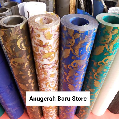 Jual fiber pagar plastik penutup pagar motif batik gloss harga per 1 ...