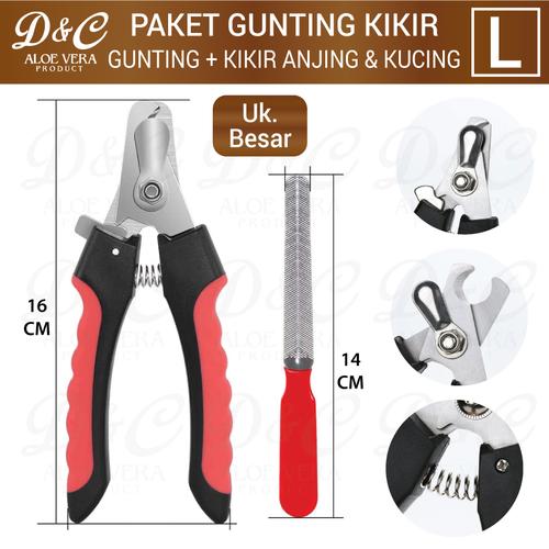 Jual Gunting Kuku Kikir Kuku Anjing Kucing Hewan Ukuran Besar - Jakarta ...