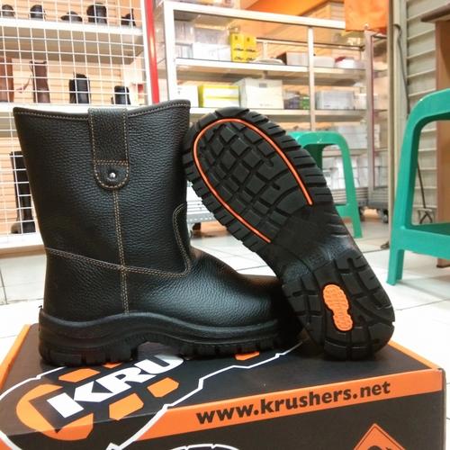 Jual Sepatu Krusher Safety Texas Hitam(Coklat)/Safety Shoes Texas Black ...