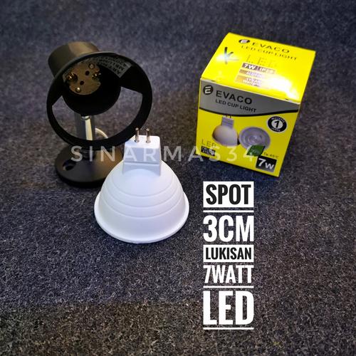 Jual Spotlight Etalase 7watt set 3cm Lampu Lukisan Lampu Pameran Spot ...