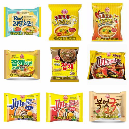 Jual Ottogi Ramen Korea All Varian - Real Cheese Spicy - Japchae ...