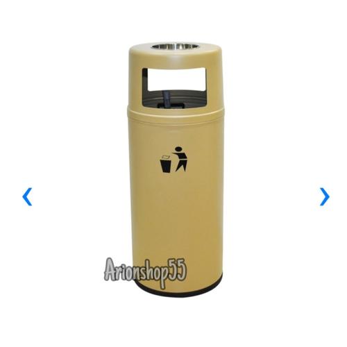 Jual Tempat Sampah Outdoor Dengan Asbak Krisbow - Krem - Kota Surabaya ...