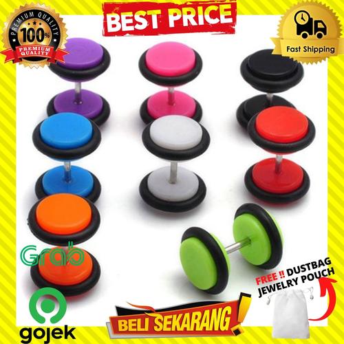 Promo ANTING TINDIK GIWANG ALA KOREA PRIA WANITA BARBEL GAYA PUNK 8MM ...