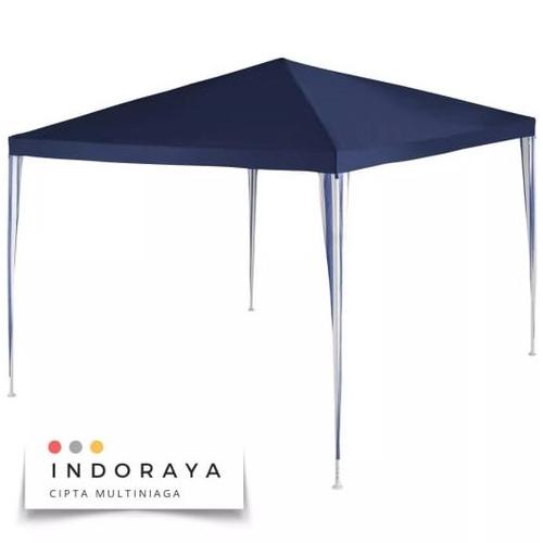 Jual Tenda Lipat 3x3 Tenda Jualan Pameran Bazar Gazebo - Biru, pemberat ...