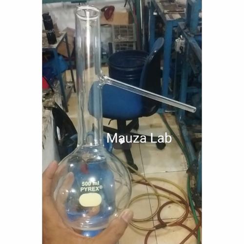 Jual Labu destilasi / distiling flask 500ML PYREX - Kota Bandung ...