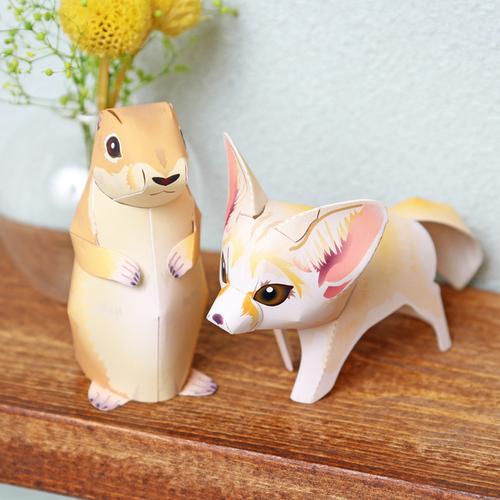 Jual Fennec Fox AndPrairie Dog Mini Version Papercraft - Kab. Bekasi ...