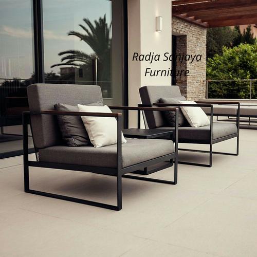 Jual Satu Set Kursi Teras Sofa Kerangka Besi Model Qutdoor - Kab ...