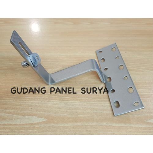 Jual Bracket Dudukan Modul Panel Surya Tile Roof Hook ( S-Hook ...