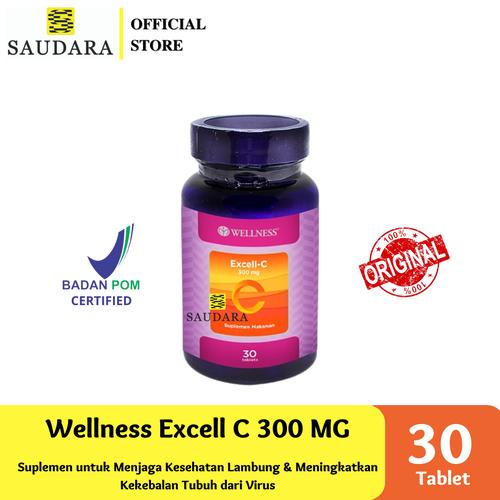 Jual Wellness Excell-C 300 MG (30 Tablet) - Vitamin C, Daya Tahan Tubuh ...