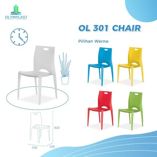 Jual Olymplast OL 301 Kursi Bangku Makan Sender Plastik Cafe Resto ...