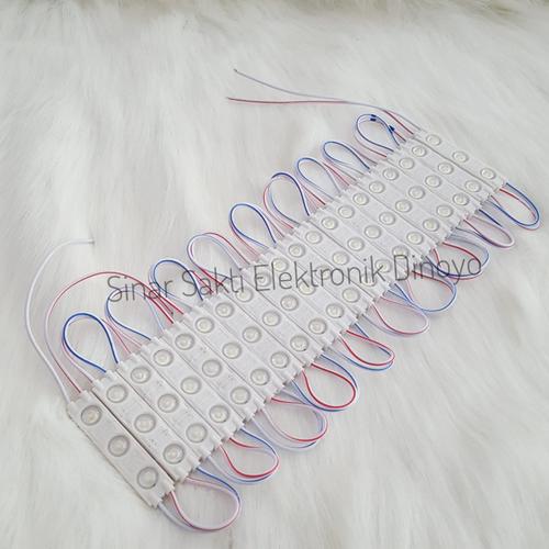 Jual Lampu led module strip 1.5 watt 12v / 3 mata DC modul motor neon ...