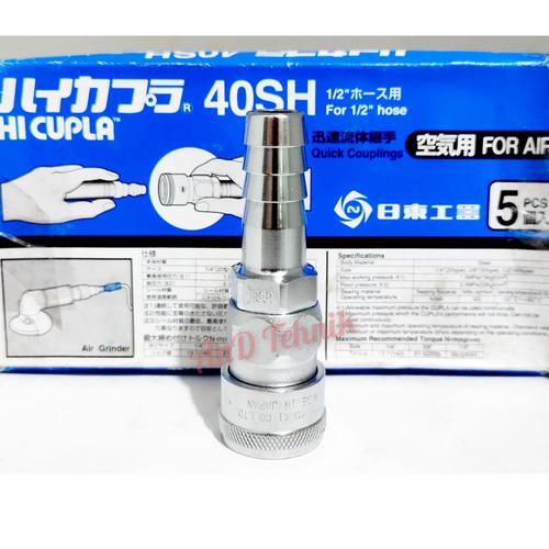 Jual Quick Coupler Nitto Kohki 40SH / Kopler Angin Nitto SH40 Made In ...