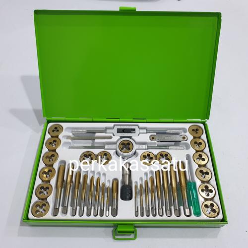 Jual TAP AND DIE SET 40PCS TEKIRO MATA HAND TAP DAN SNEI SNEY SENAI 40 ...