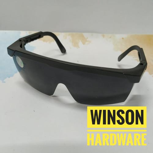 Jual Kacamata Las Pengaman| Kacamata UV Hitam Safety Glasses Black ...