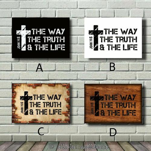 Jual Poster rohani Hiasan dinding Kristen Katolik ayat KS alkitab ...