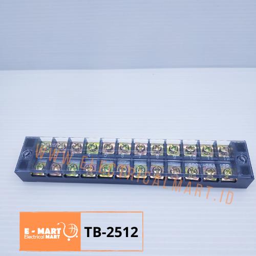Jual Terminal Blok Kabel TB-2512 / Blok Kabel 12 Pole 25A - Kota Surabaya - Electricalmart ID ...