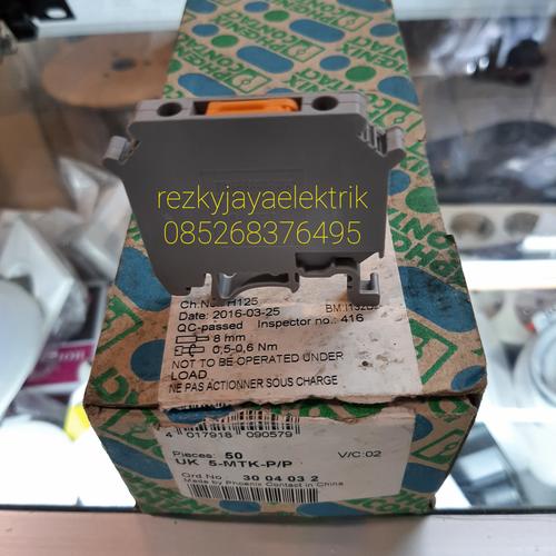 Jual UK 5-MTK-P/P- teriminal phonix /terminal phonix UK5 MTK P P ...