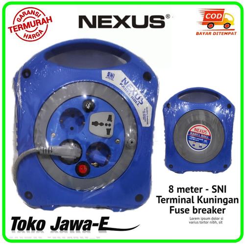 Jual KABEL Roll Nexus Panjang 8 Meter + Saklar + Fuse + Colokan One Pro ...