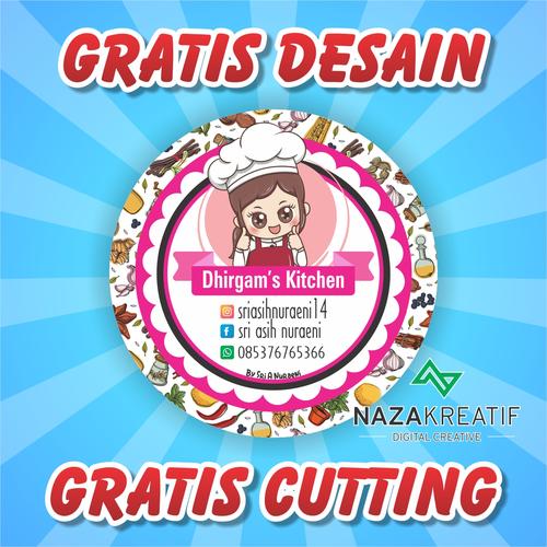 Jual Stiker Kemasan Label Olshop Merk, Sticker Cromo / Bontak, SC49-60 ...