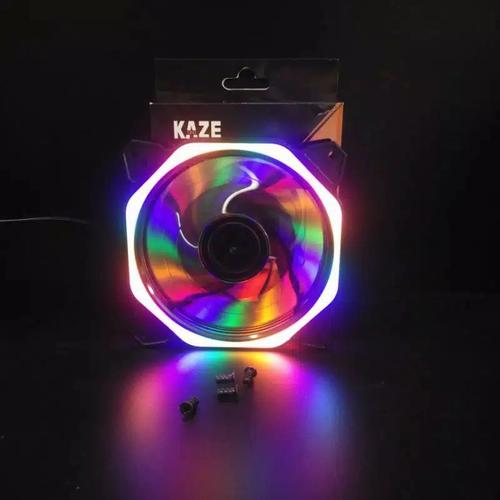 Jual Fan Digital Alliance Kaze 120 Rainbow - Fan Casing DA Kaze 120 ...