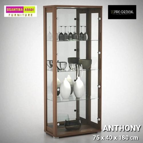 Jual show case, lemari display, lemari kaca anthony by Prodesign [SALE ...