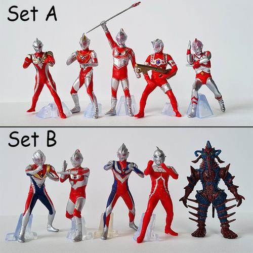 Jual Ultraman Ultra Man Zero King Max Ultraman Geed Mainan Figure Set ...