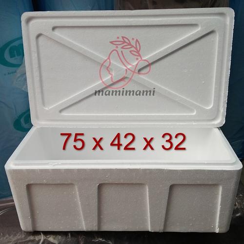 Jual Sterofoam box AG 75x42x32 Styrofoam Besar Gabus Ikan Sayur Bandung ...