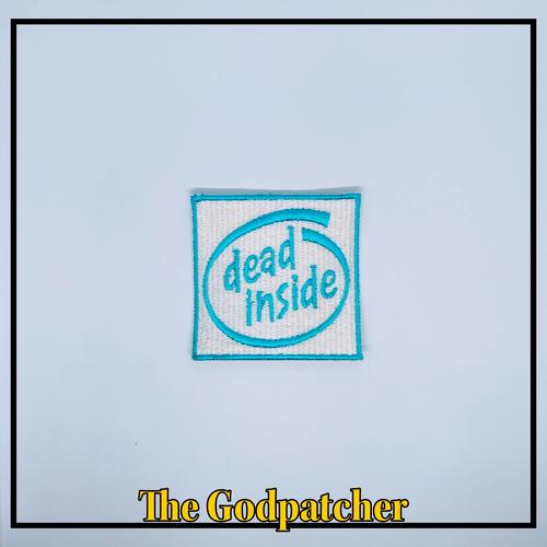 Jual Patch Emblem Bordir - INTEL LOGO DEAD INSIDE - Kab. Jember ...