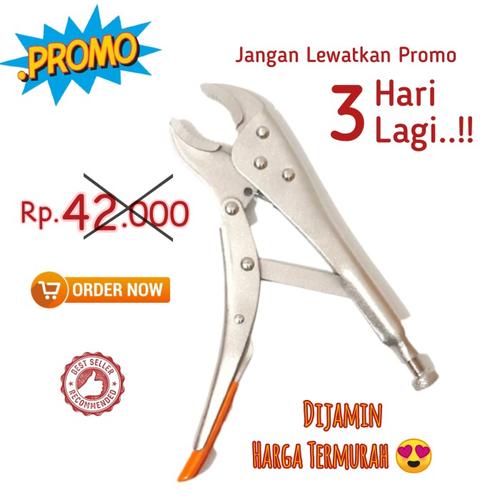 Jual Tang Buaya Jepit Chrome Locking Piler Gagang Besi 10" inch CAMEL ...