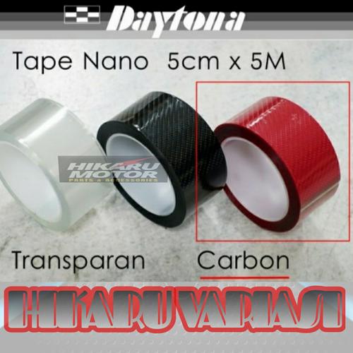 Jual Sticker Nano Tape Pelindung Stiker Proteksi 5CMx5M Carbon Red ...