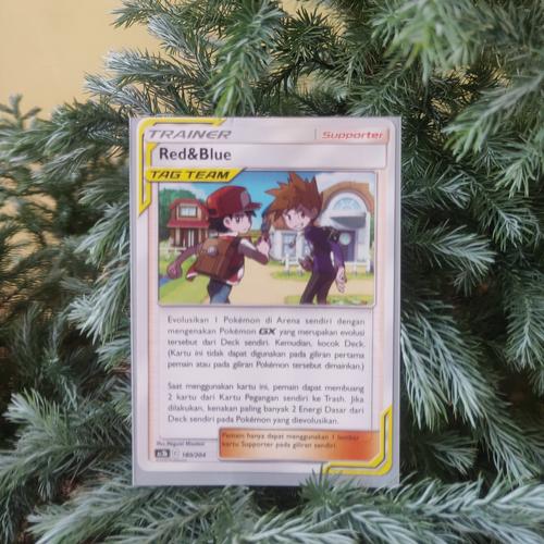 Jual Kartu Pokemon Supporter Red & Blue Tag Team TCG Card Indonesia ...