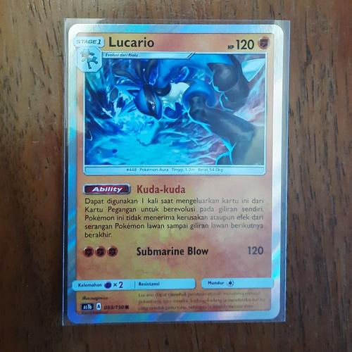 Jual Lucario R 053/150 Foil Holo - Kartu Pokemon (Pokemon TCG Indonesia) - Kota Surabaya ...